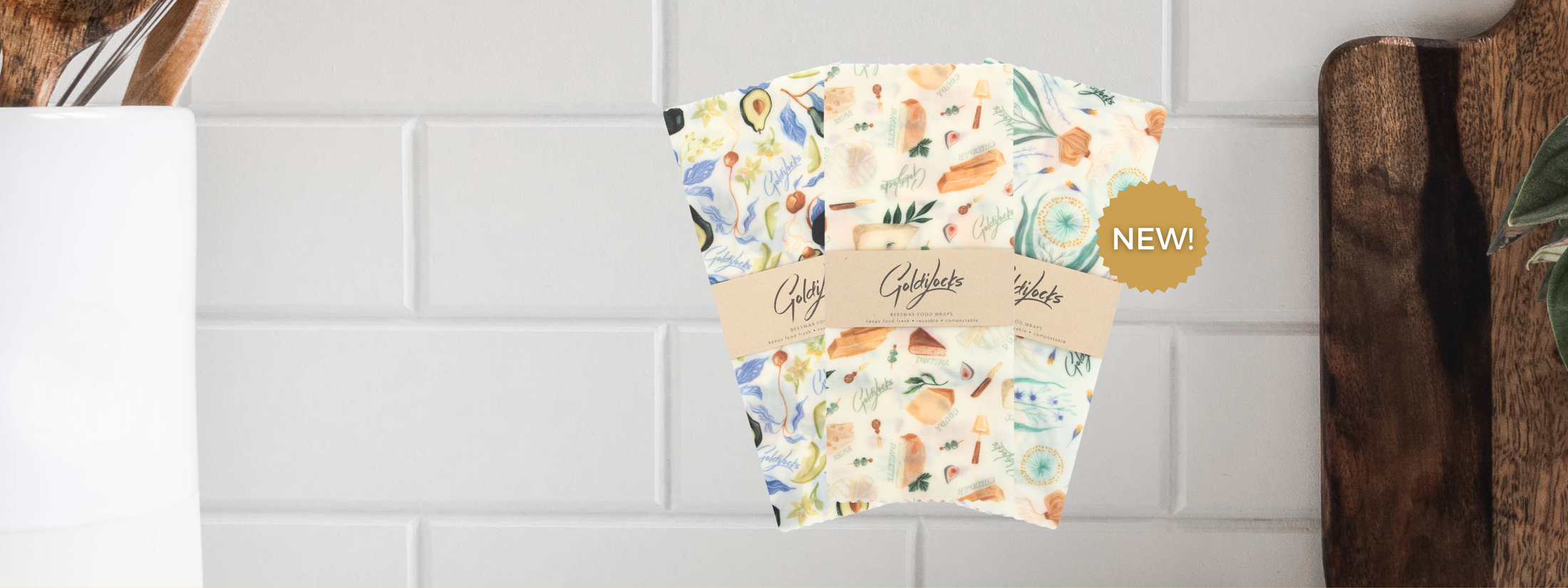 Goldilocks Beeswax Wraps : The eco-friendly alternative to plastic